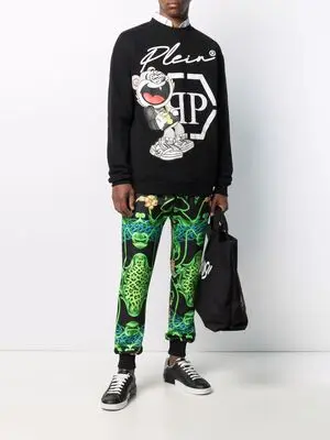 Philipp Plein New-baroque Print Track Pants - Black