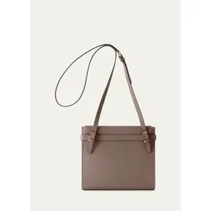 VALEXTRA B-tracollina Leather Shoulder Bag