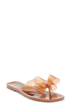 Jeffrey Campbell Sugary Bow Flip Flop - Caramel