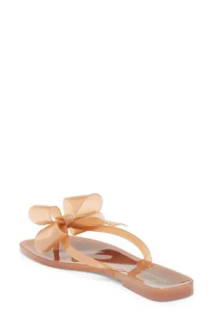 Jeffrey Campbell Sugary Bow Flip Flop - Caramel