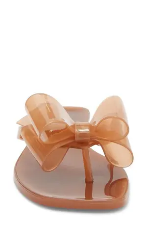 Jeffrey Campbell Sugary Bow Flip Flop - Caramel