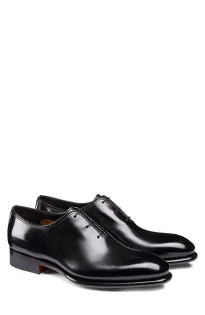 Santoni Plain Toe Derby