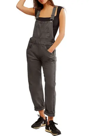Free People We The Free Ziggy Denim Overalls City Fog