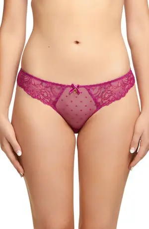 DITA VON TEESE Fiamma Bikini Magenta