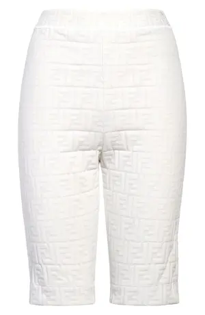 Fendi Rama Ff Logo Bike Shorts