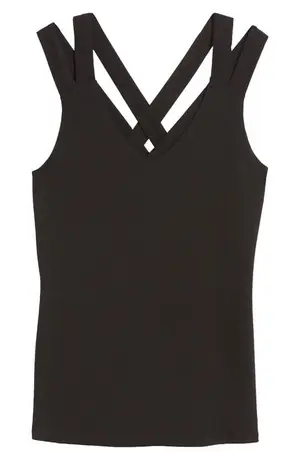 Loveappella Strappy Tank - Black