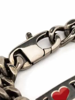 Balenciaga Gourmette Plate Bracelet In Silver - 30% Off | Editorialist