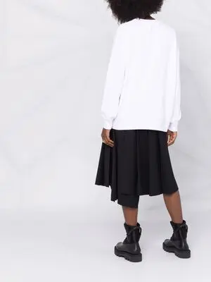 Alexander McQueen Logo-print Cotton Sweatshirt - White