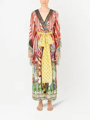 Dolce & Gabbana Carretto-print Chiffon Jumpsuit
