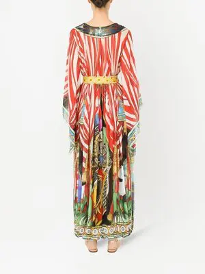 Dolce & Gabbana Carretto-print Chiffon Jumpsuit