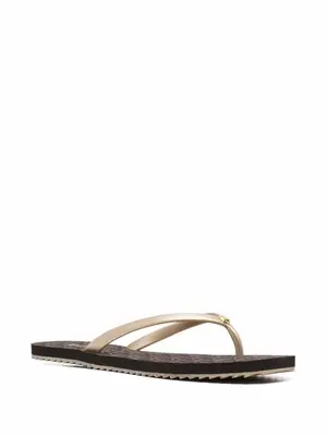 Michael Kors Monogram Flip Flops