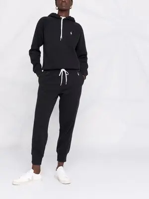 Polo Ralph Lauren Pony-embroidered Track Pants - Black