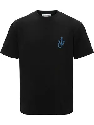 JW Anderson Anchor-patch Short-sleeve T-shirt - Black