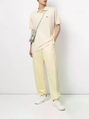 Lacoste Logo-embroidered Polo Shirt - Neutrals
