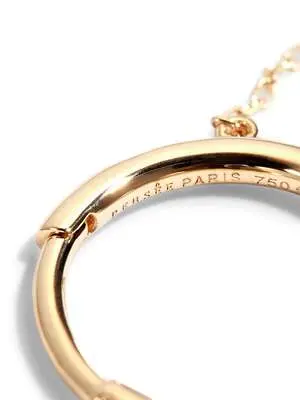 PERSEE 18k Yellow Diamond Hoop Earring - Gold