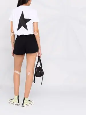 GOLDEN GOOSE Elasticated Short-shorts - Black