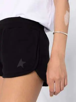 GOLDEN GOOSE Elasticated Short-shorts - Black