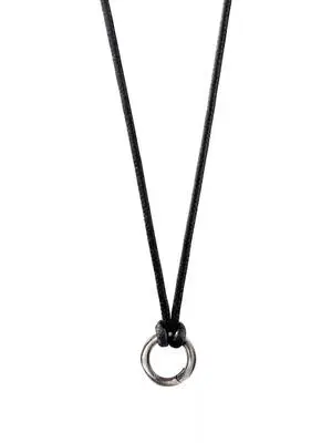 David Yurman Circle Amulet Necklace - Silver