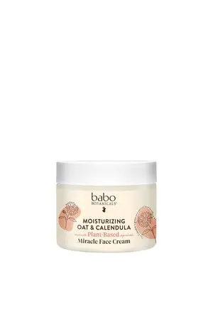 BABO BOTANICALS Moisturizing Oat &amp Calendula Miracle Face Cream - Aqua