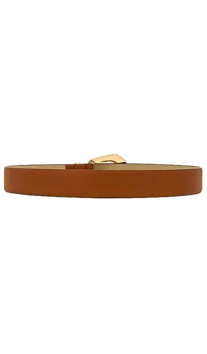 PETIT MOMENTS Modern Rodeo Leather Waist Belt - Cognac