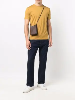Sunspel Short-sleeved Cotton T-shirt - Gold