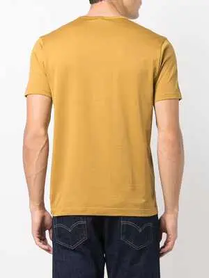 Sunspel Short-sleeved Cotton T-shirt - Gold
