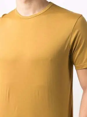 Sunspel Short-sleeved Cotton T-shirt - Gold