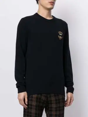 Dolce & Gabbana Logo-patch Jumper - Black