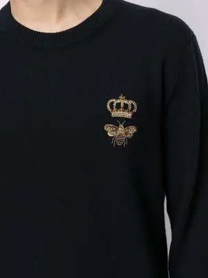 Dolce & Gabbana Logo-patch Jumper - Black