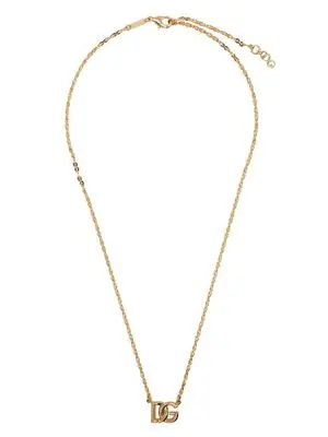 Dolce & Gabbana Logo-plaque Chain Necklace
