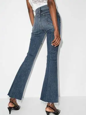 MOTHER The Weekender Flared Jeans - Blue