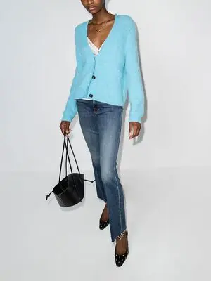 MOTHER The Weekender Flared Jeans - Blue