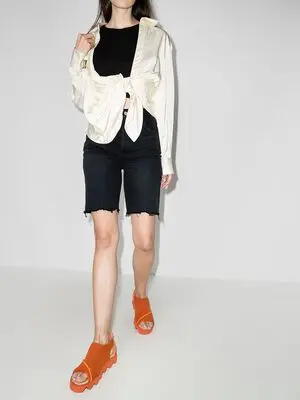 AGOLDE Knee-length Denim Shorts