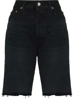 AGOLDE Knee-length Denim Shorts