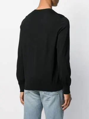 Theory Long Sleeve Knitted Jumper - Black