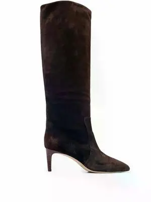 Paris Texas Pointed-toe Knee-high Boots