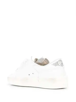 GOLDEN GOOSE Stardan Leather Sneakers - White