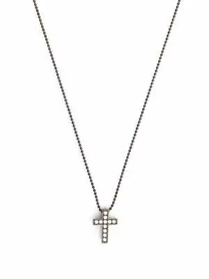 Dsquared2 Cross Pendant Necklace - Silver