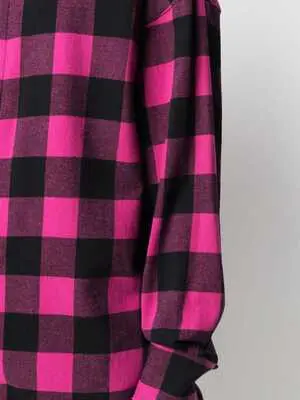 Palm Angels Check-print Logo Shirt