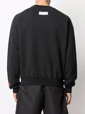 Heron Preston Logo-print Crew-neck Sweatshirt - Black
