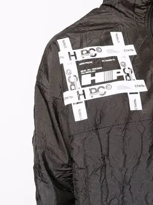 Heron Preston Logo-print Crinkled Windbreaker