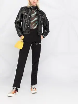 Palm Angels Logo-print Track Pants - Black