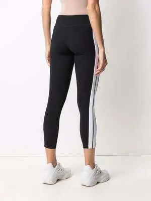 Palm Angels Logo-print High-rise Leggings - Black