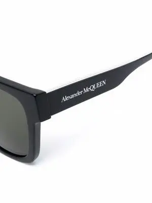Alexander McQueen Oversized Visor Sunglasses