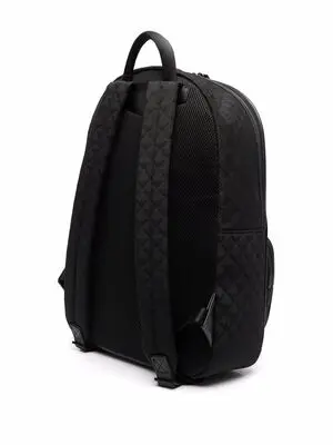 Emporio Armani Jacquard-logo Zip-around Backpack
