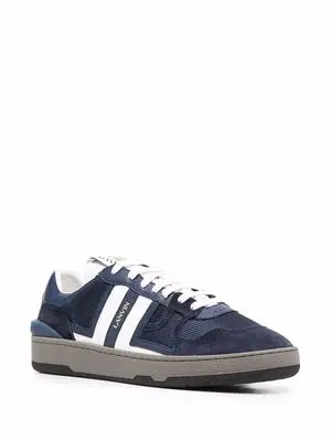 LANVIN Clay Logo Detail Sneakers - Blue
