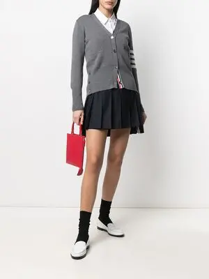 Thom Browne Super 120's Twill Pleated Mini Skirt - Blue
