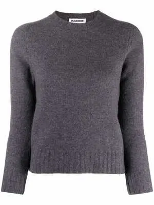 JIL SANDER Knitted Long-sleeve Wool Jumper