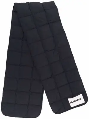JIL SANDER Logo-patch Padded Down Scarf