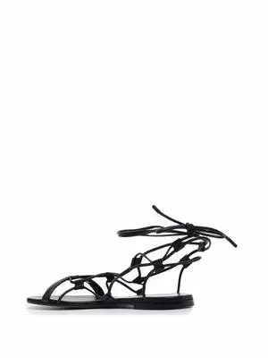 GIANVITO ROSSI Lace-up Leather Sandals